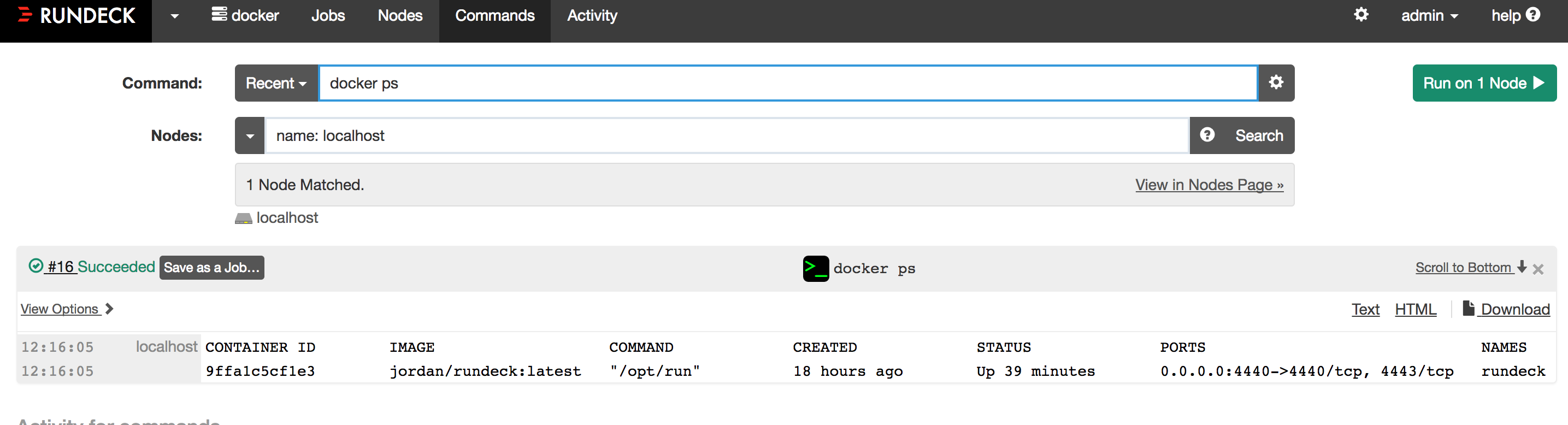 Run Docker In Rundeck Docker · Issue 3 · Rundeck Pluginsdocker · Github