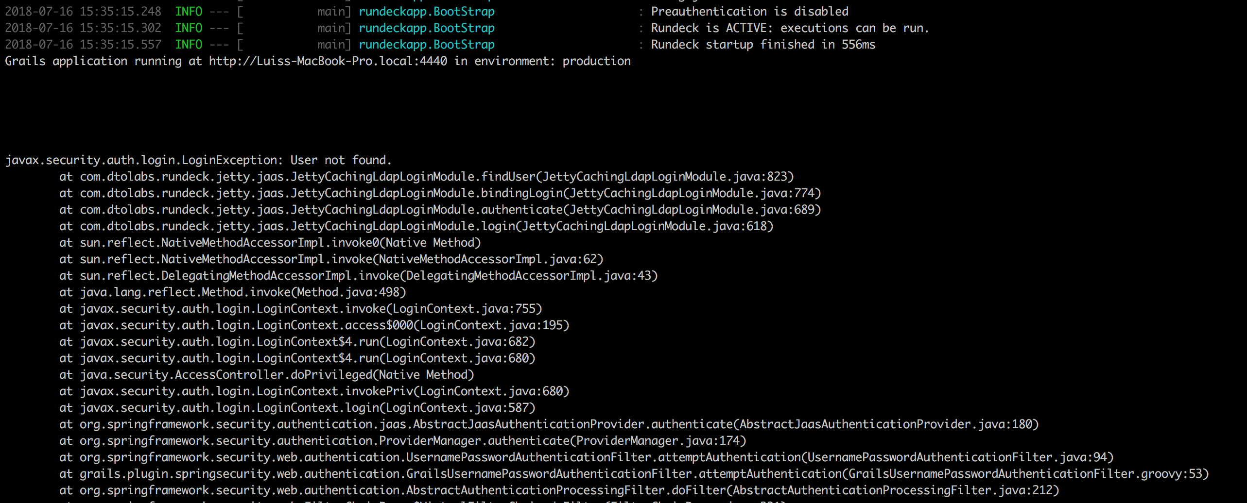 R3 Ad Authentication Doesnt Work · Issue 3699 · Rundeckrundeck · Github
