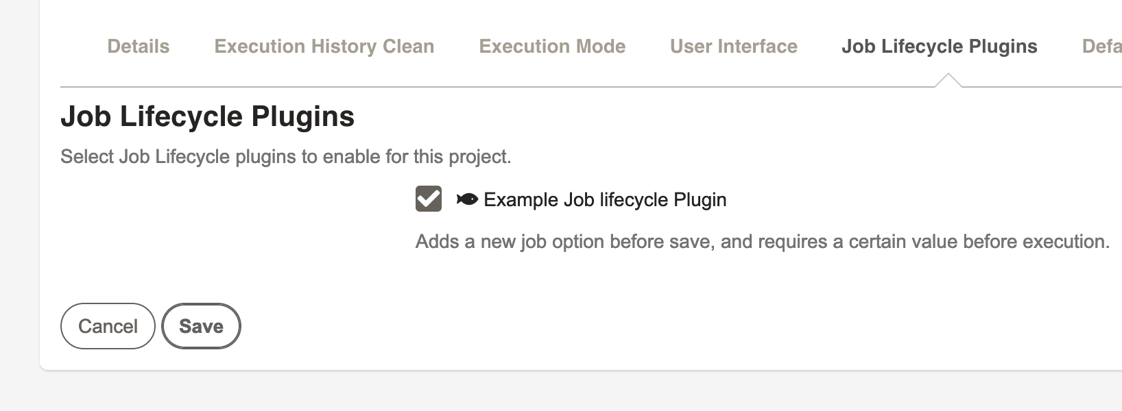 Job Cycle Plugin: Response from example is false, but no description was provided by the plugin ...