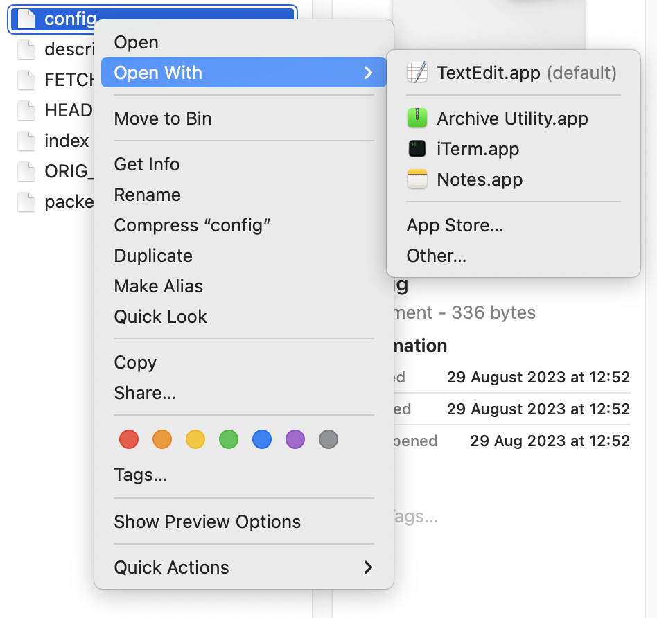 macOS: allow to specify Visual Studio Code as generic "open with ...