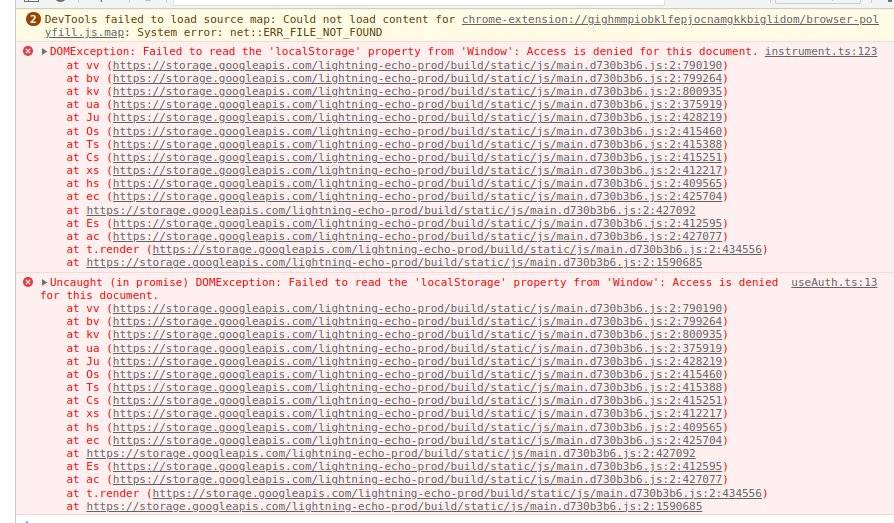App does not load, empty page · Issue #103 · Lightning-Universe/Echo · GitHub