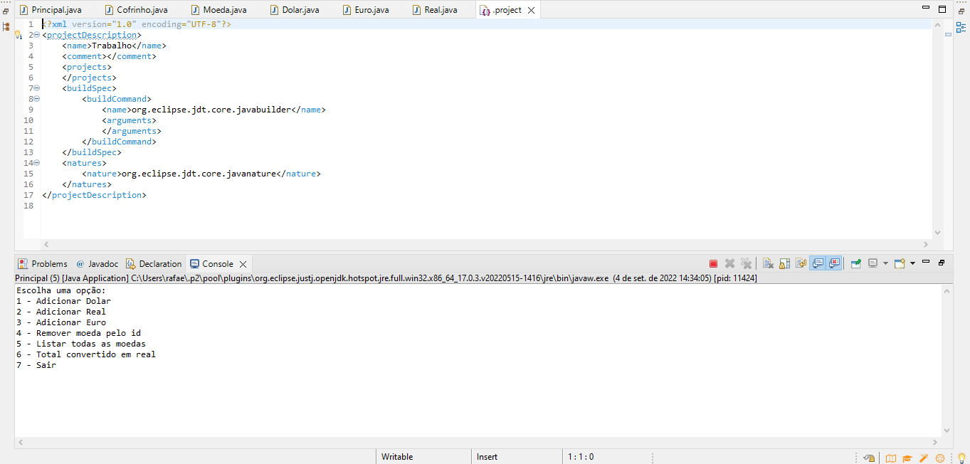 GitHub - romerorafael/cofrinho: Simulador de Cofre construido em Java