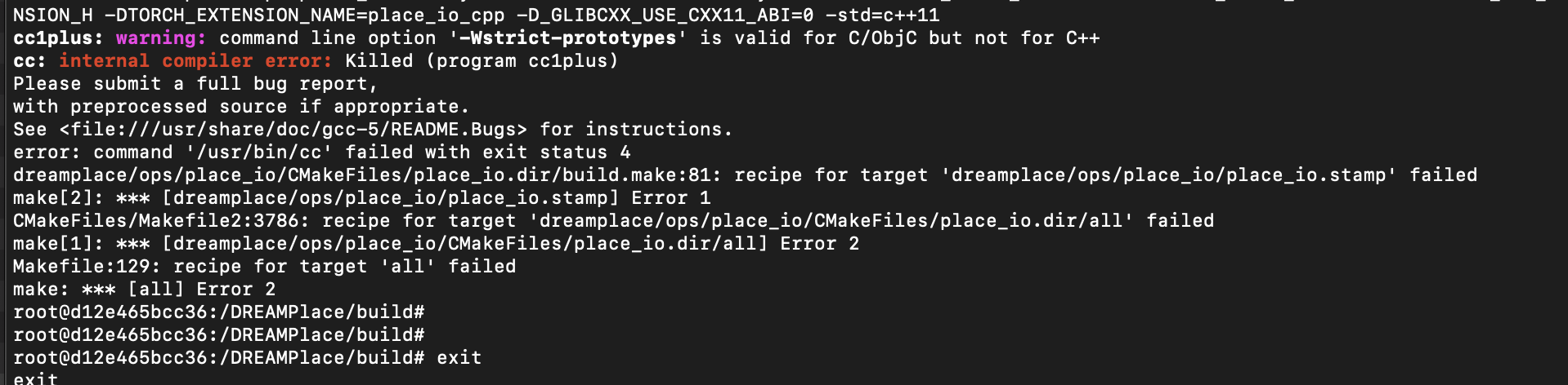Build with Docker: ModuleNotFoundError · Issue #20 · limbo018/DREAMPlace · GitHub