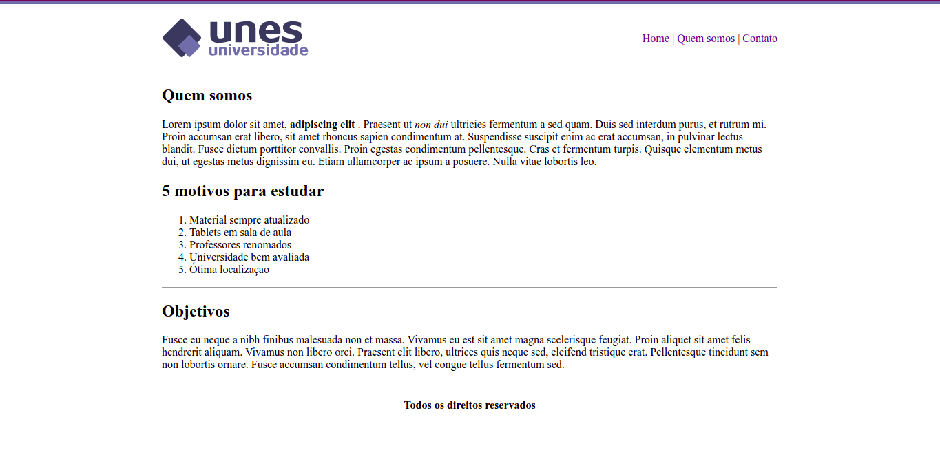 GitHub - ff-neto/Projeto-unes: O projeto é um site para uma faculdade fictícia chamada UNES
