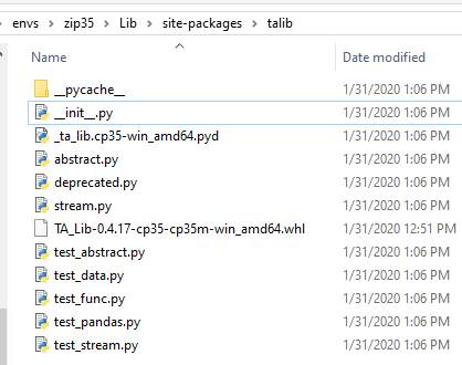 ImportError: cannot import name '__TA_FUNCTION_NAMES__' · Issue #298 · TA-Lib/ta-lib-python · GitHub