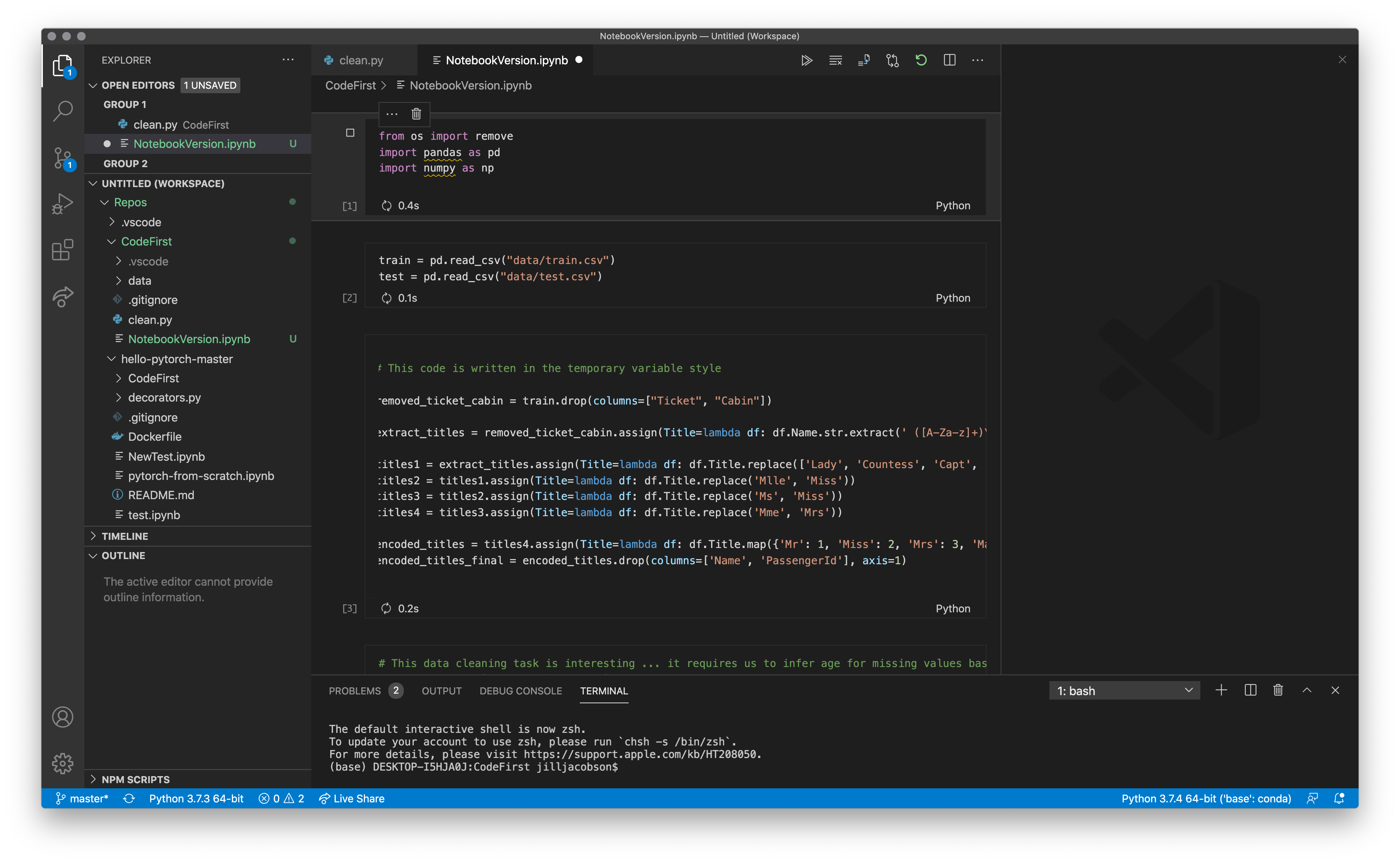 Execution spinner hung - Native notebooks · Issue #106142 · microsoft ...