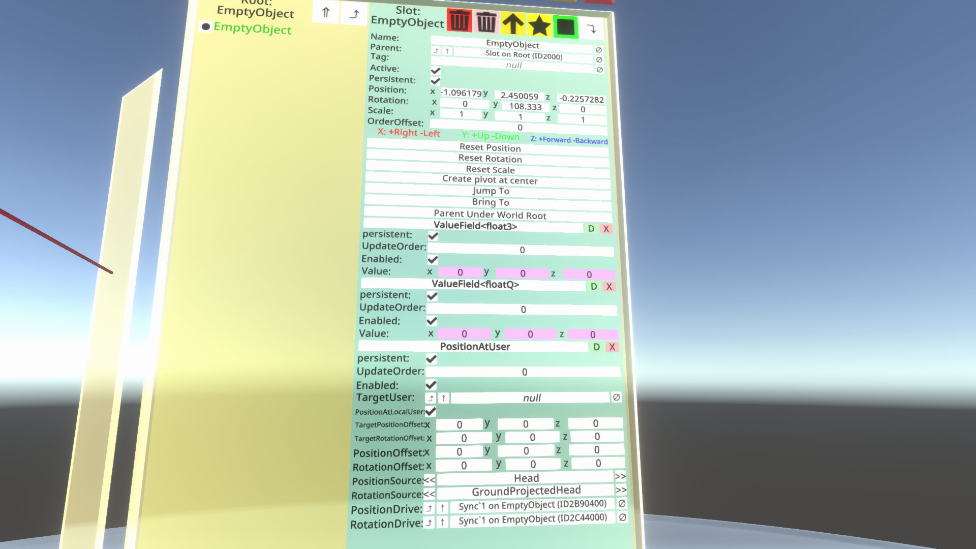 PositionAtUser does not respect its drive targets · Issue #1785 · Neos-Metaverse/NeosPublic · GitHub