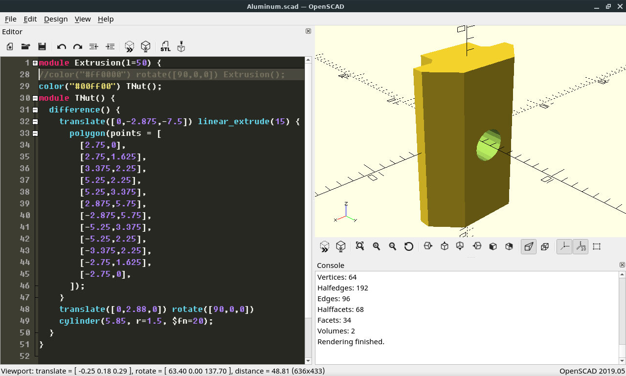 Rendering Bug In Preview Mode Only Z Buffer Or Blend Mode · Issue 3663 · Openscad Openscad
