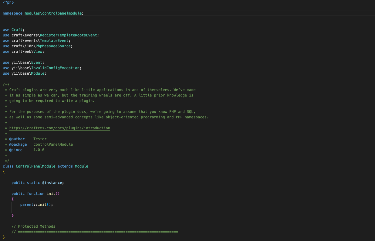 3x Custom Module Returns Not Instantiable Yiidi