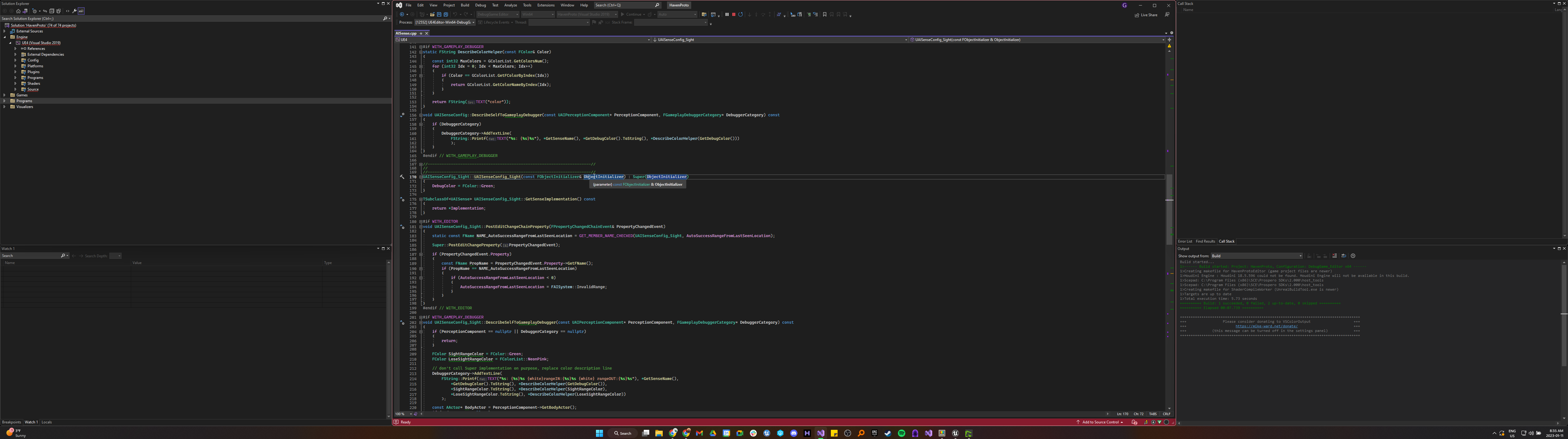 Visual Studio 2019-22 and Unreal Engine 4/5 - Floating windows do not ...