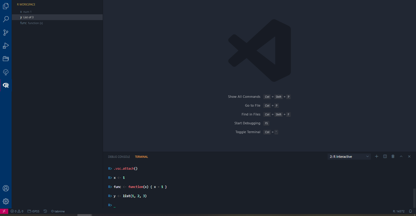 Workspace Viewer Similar To Vscode Julia