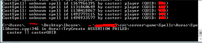 (Core/spell) Assertion failed · Issue #2892 · azerothcore/azerothcore-wotlk · GitHub