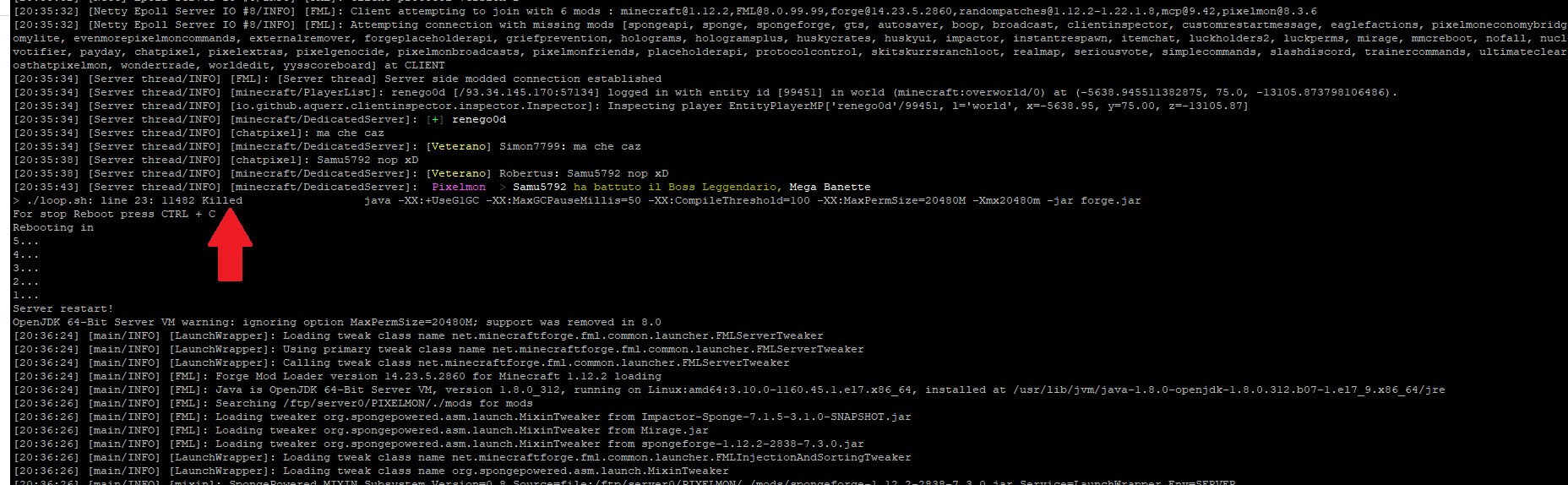Garbage Collector may close the Server.. · Issue #3286 · SpongePowered/SpongeForge · GitHub