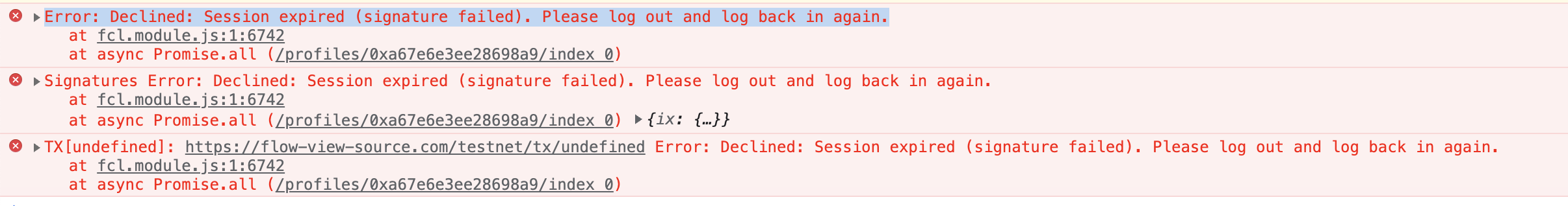 Send transaction "Session expired"(Can be reproduced in Chrome incognito mode). · Issue #1033 ...