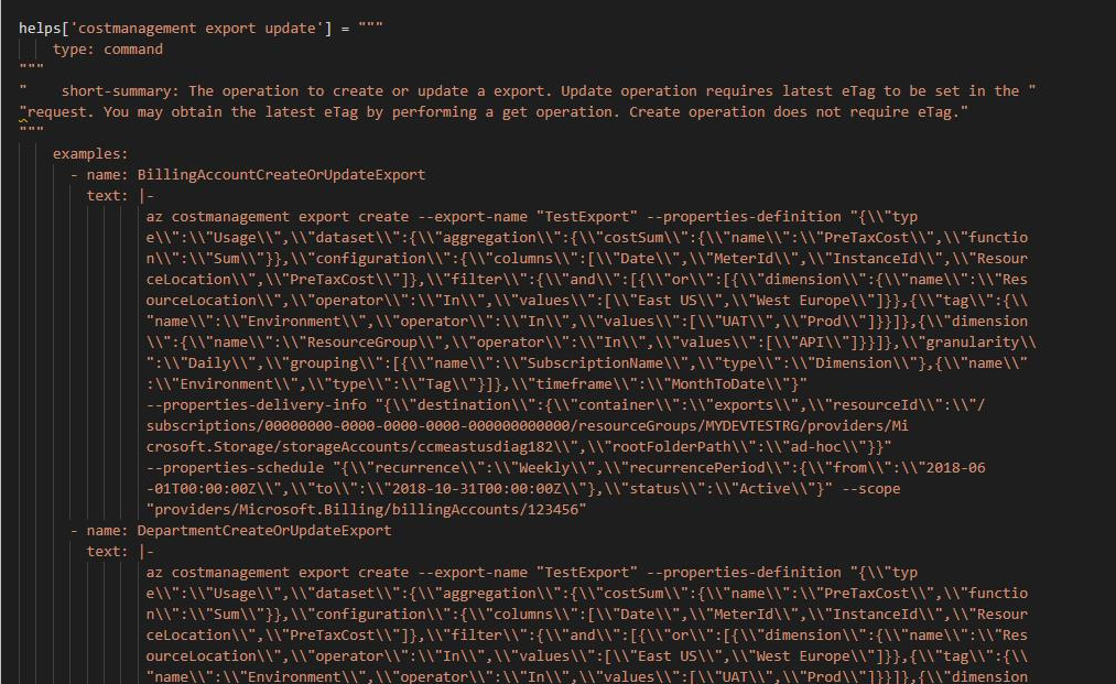Create Example Is Used For Update · Issue 238 · Azure Autorest Az · Github