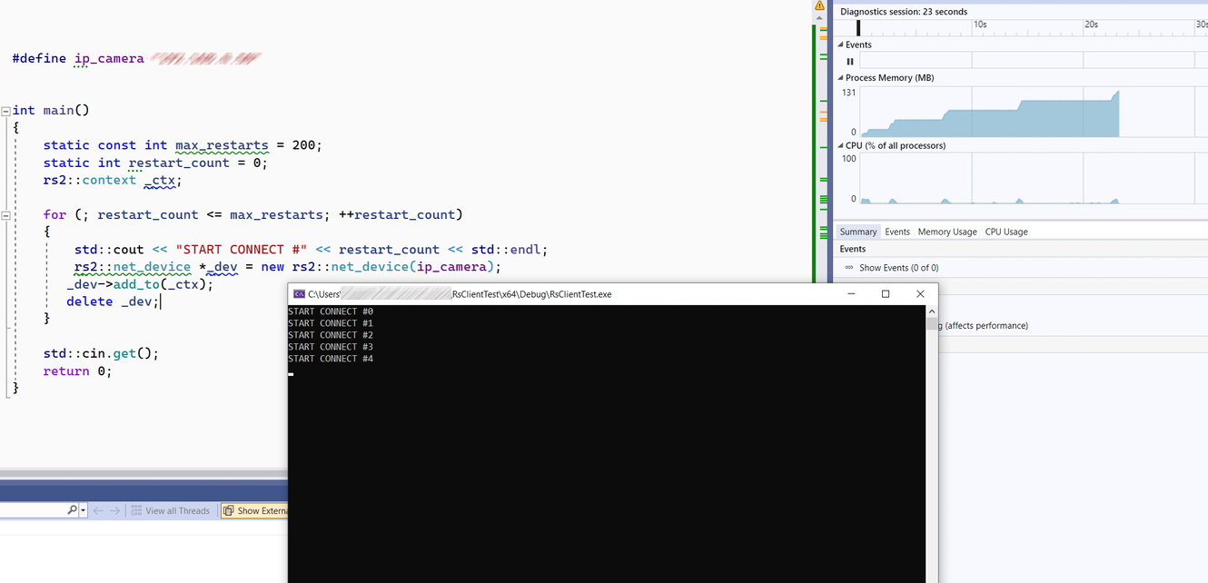 Memory leak on create and delete net_device · Issue #11857 · IntelRealSense/librealsense · GitHub