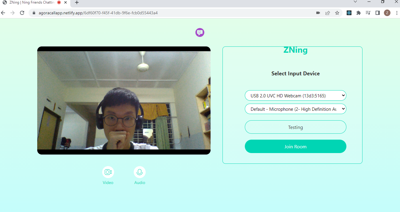 GitHub - zhning1994/video-call-app