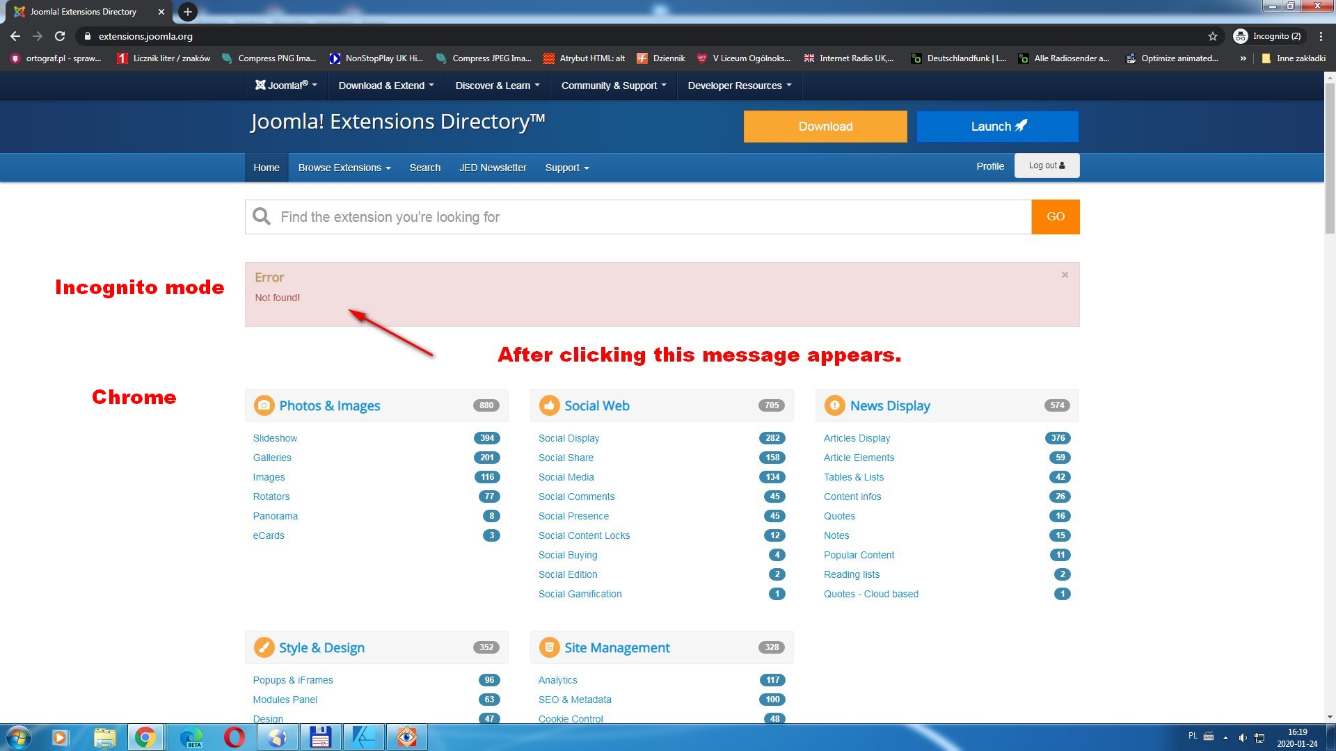 Problem with reviews - Not found · Issue #114 · joomla/jed-issues · GitHub