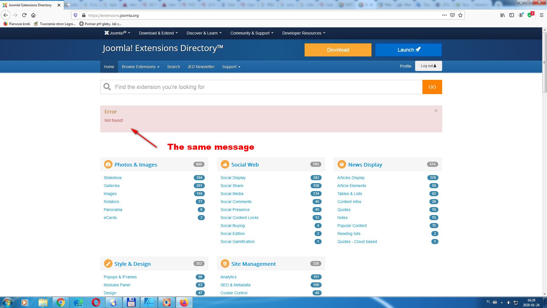 JED review problem · Issue #135 · joomla/jed-issues · GitHub