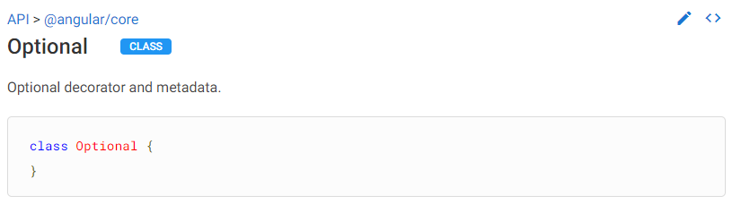docs: Missing docs for Optional, Self, SkipSelf, Host, etc. decorator. · Issue #41065 · angular ...