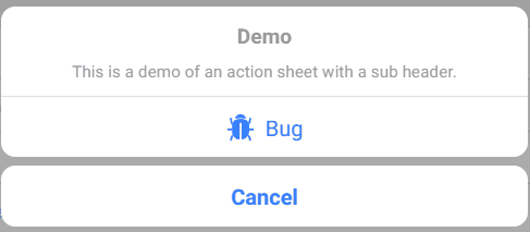 bug: action sheet header and subheader are not aligned/sized properly on ios · Issue #23317 ...