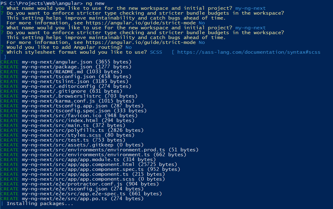 Ng New Ask The Same Questions Twice · Issue 19074 · Angularangular Cli · Github