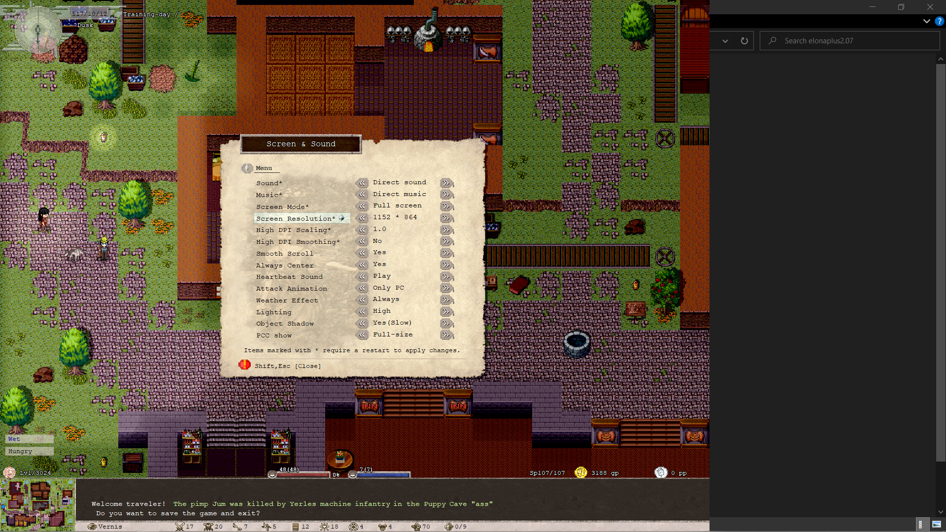 Full screen not working as intended and weird DPI Scaling bug · Issue #21 · Ruin0x11 ...