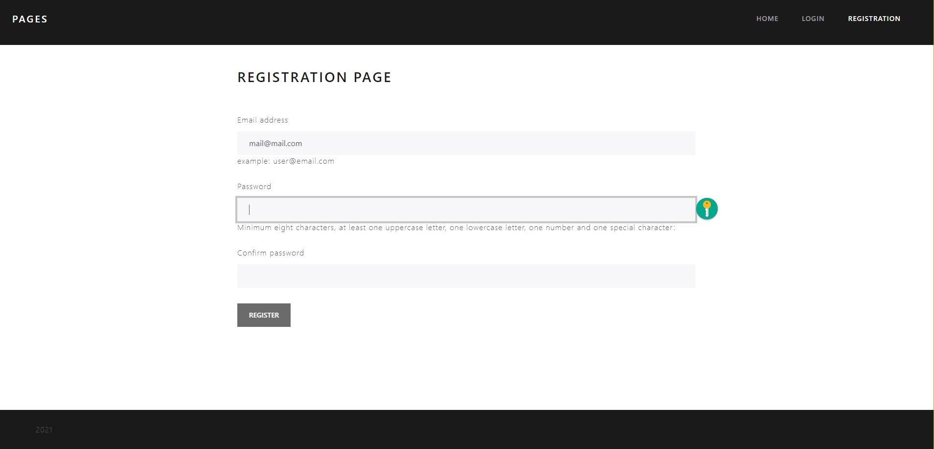 GitHub - Amir1116/Auth-test-task: Authentication pages example