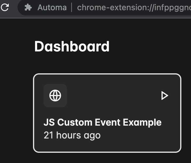 Trigger an Action from a Website with CustomEvent and/or general Events · Issue #382 · AutomaApp ...