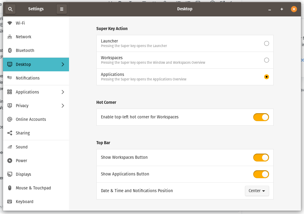 Super Key behavior reverts to showing Workspaces without changing any options · Issue #200 · pop ...