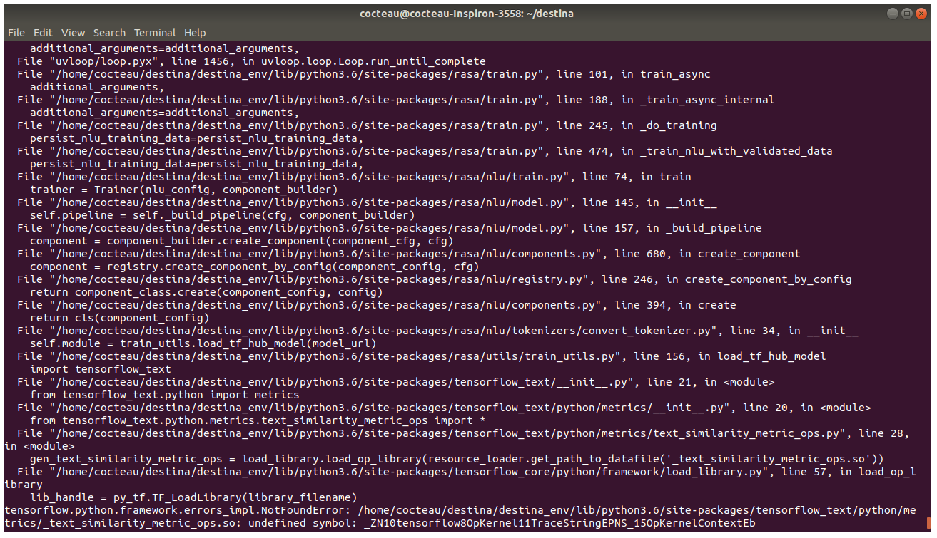 undefined symbol: _ZN10tensorflow8OpKernel11TraceStringEPNS_15OpKernelContextEb · Issue #1 ...