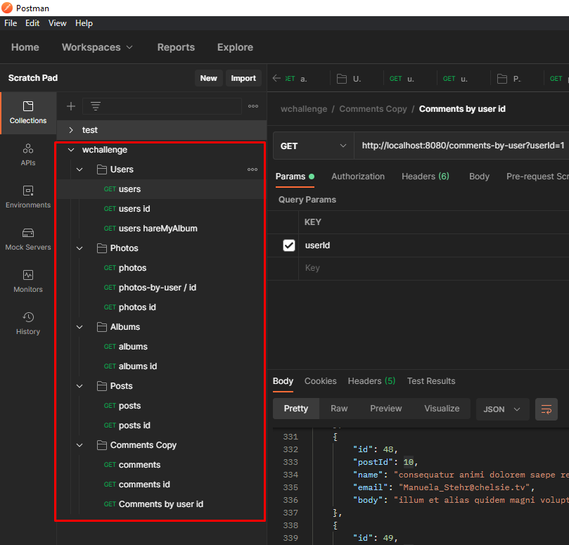 GitHub - felixAgl/Wchallenge-jsonplaceholder: Develop an API to consume ...