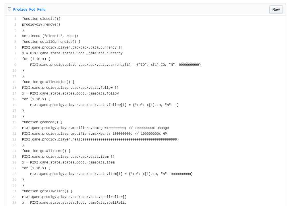 Plagiarize...again · Issue #46 · Prodigy-Hacking/ProdigyMathGameHacking · GitHub
