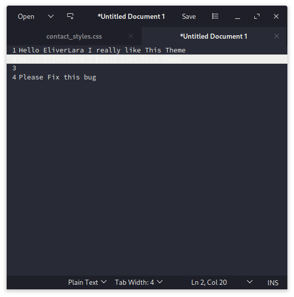 Problem With Gedit Line Highlight Color · Issue 65 · Draculagtk · Github 2323
