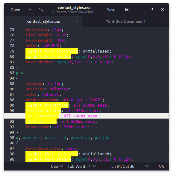Problem With Gedit Line Highlight Color · Issue 65 · Draculagtk · Github