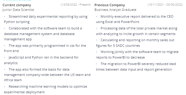 [BUG] Next line does not align in bullet points · Issue #1074 · AmruthPillai/Reactive-Resume ...