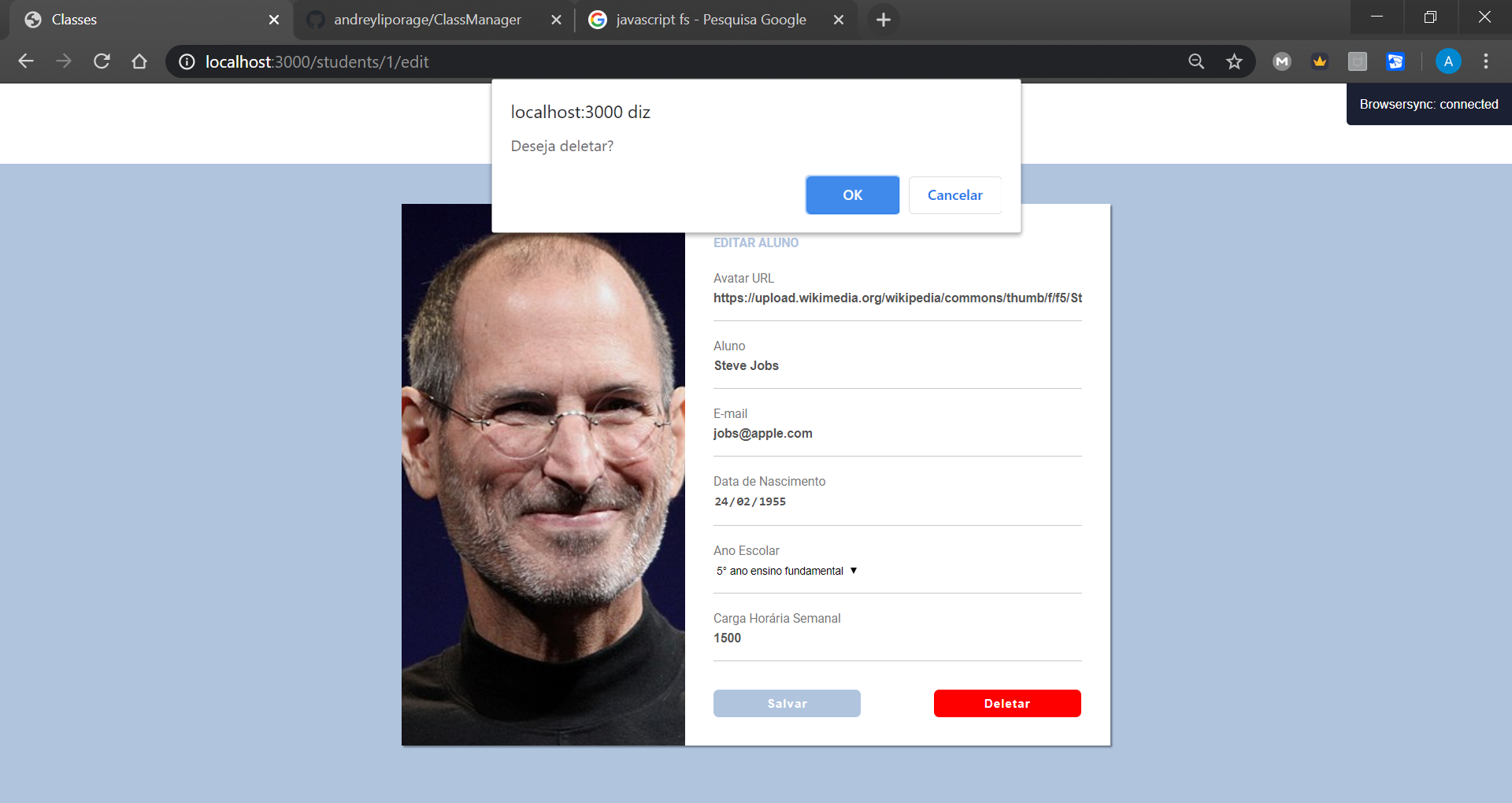 GitHub - andreyliporage/ClassManager