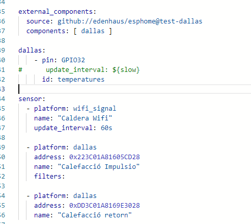 Dallas DS18b20 stops working after update of ESPHome 2022.12.0 - 14th December 2022 · Issue ...