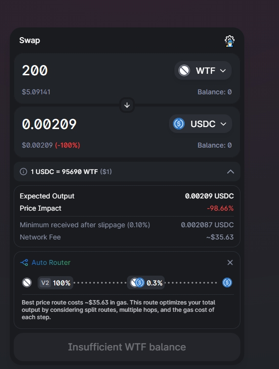 Small trades with bad pool gives bad price new auto router · Issue ...