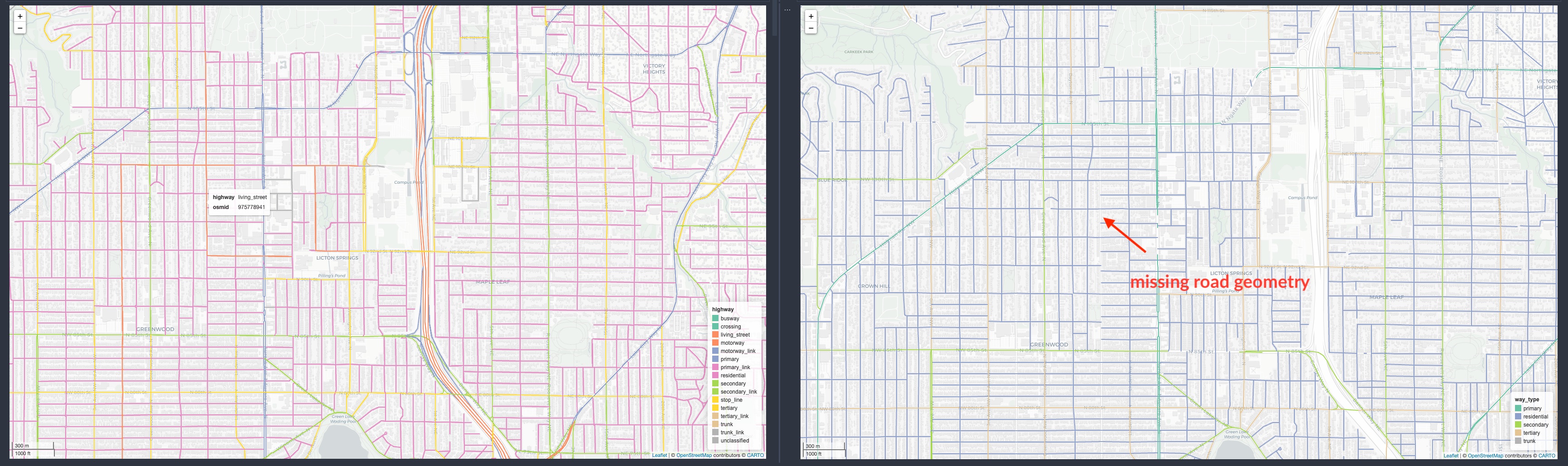 Missing Osm Street Geometry In Seattle · Issue 3144 · Projectsidewalk Sidewalkwebpage · Github