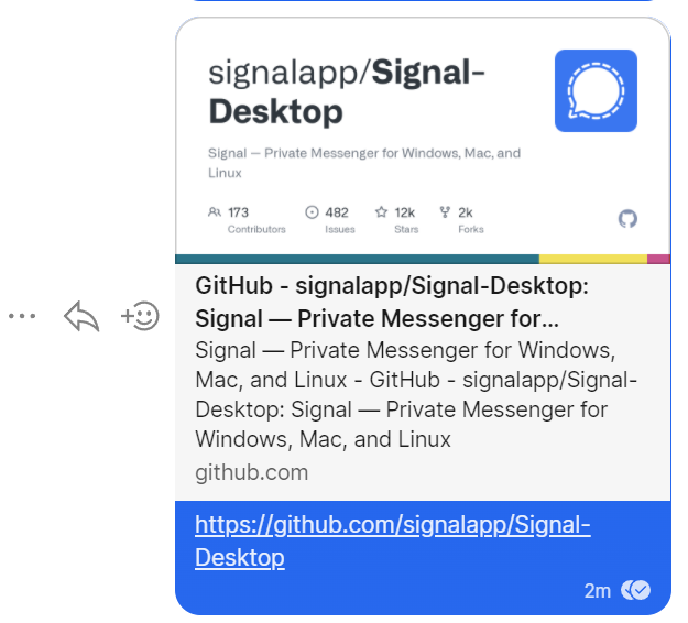 Image can be pasted into compose box along with a link preview, but ...