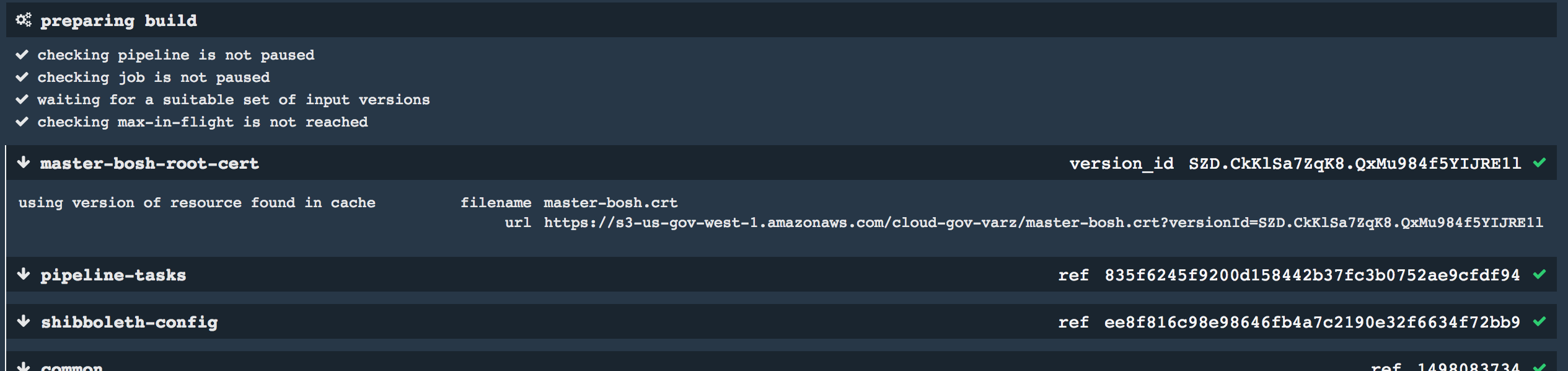 Resource versions not being passed · Issue #1298 · concourse/concourse · GitHub