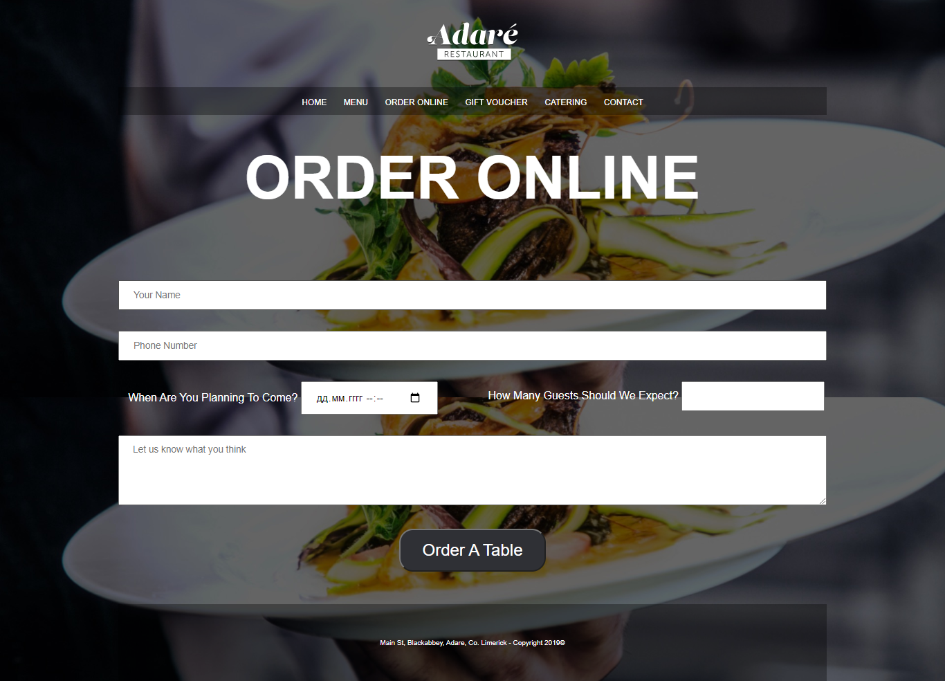 GitHub - Abdulbosit-AiM/adare-complete: Complete Restaurant Website