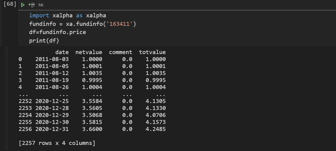 净值只更新到2020年底了吗 · Issue #85 · refraction-ray/xalpha · GitHub