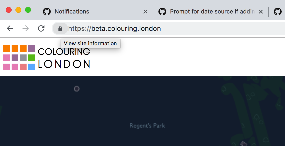 Site has ? on google search · Issue #157 · colouring-cities/colouring-core · GitHub