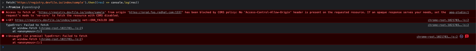 Devfile Registry Api Doesn T Allow Cross Origin Requests · Issue 719 · Devfile Api · Github
