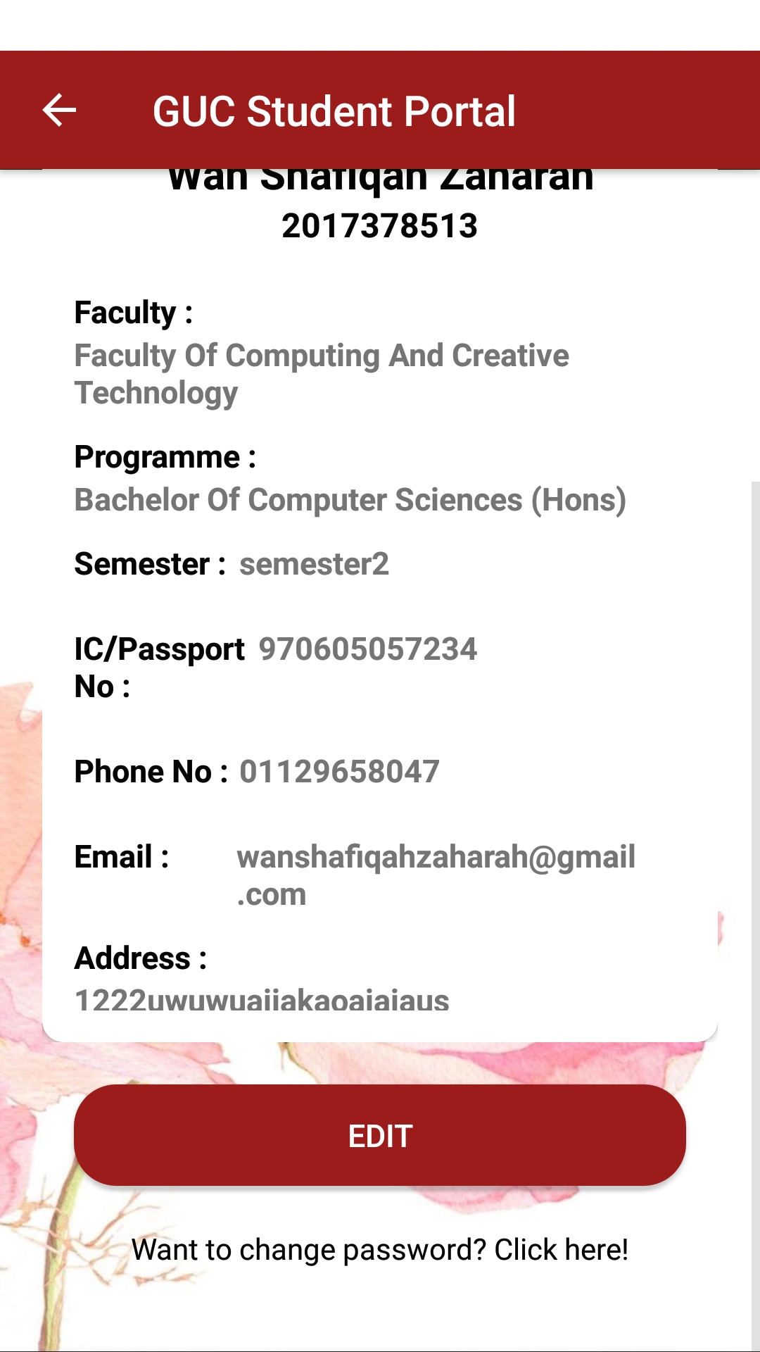 GitHub - ShazaYusof/studentPortal