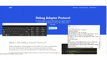 A11y_Visual Studio Code Client_Sep2021_Debug Adapter Protocol_Home Page_ScreenReader: Narrator ...