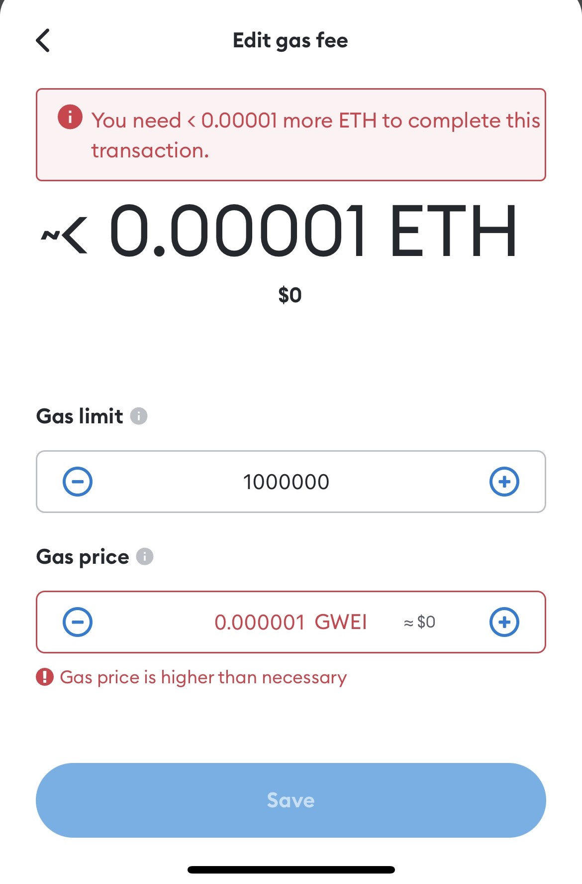 Metamask mobile requires gas fees even for gasless, private networks · Issue #3305 · MetaMask ...