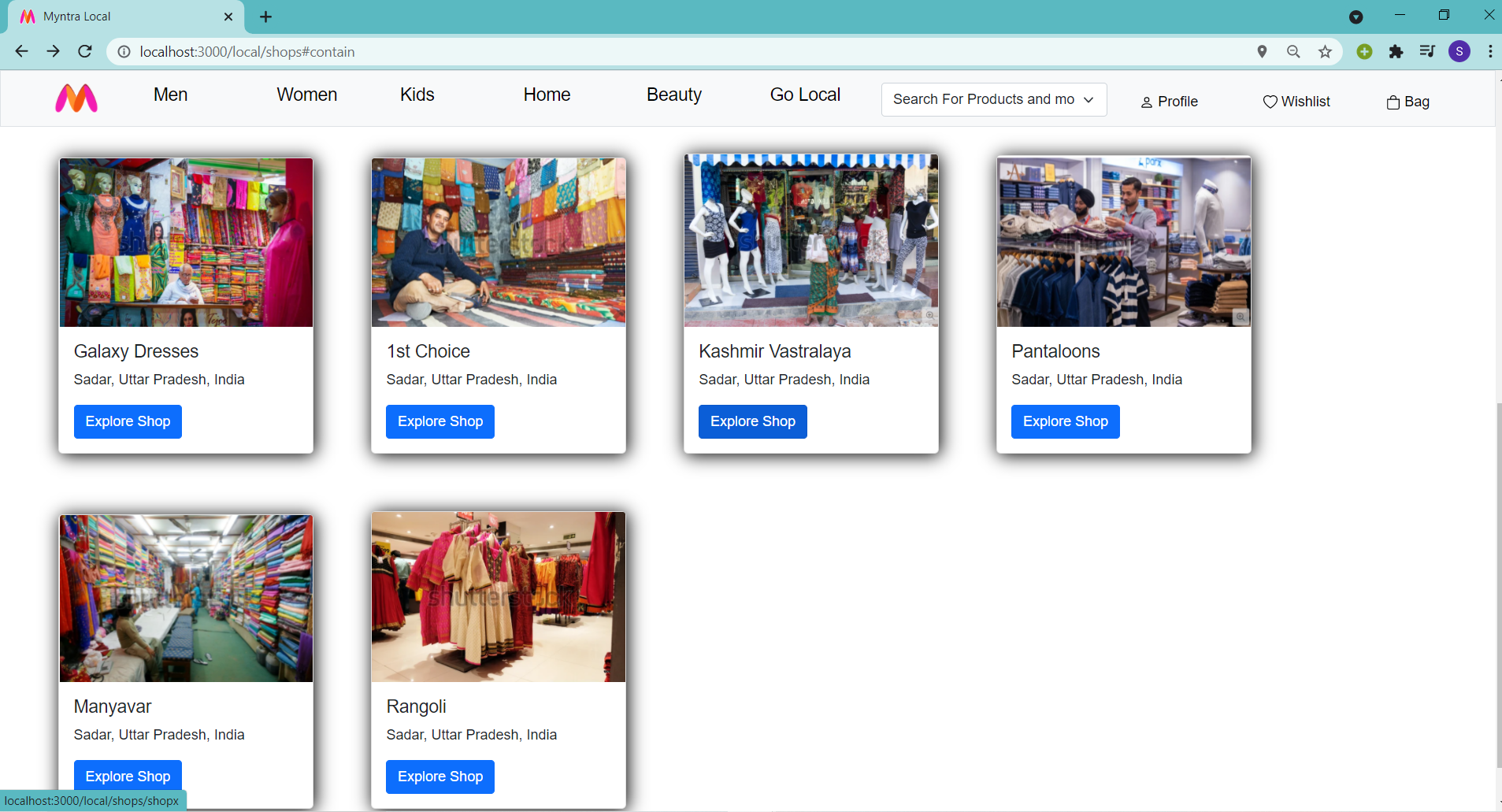 GitHub - astroankit700/Myntra-Hackerramp-2021: This application exhibits two new features for ...